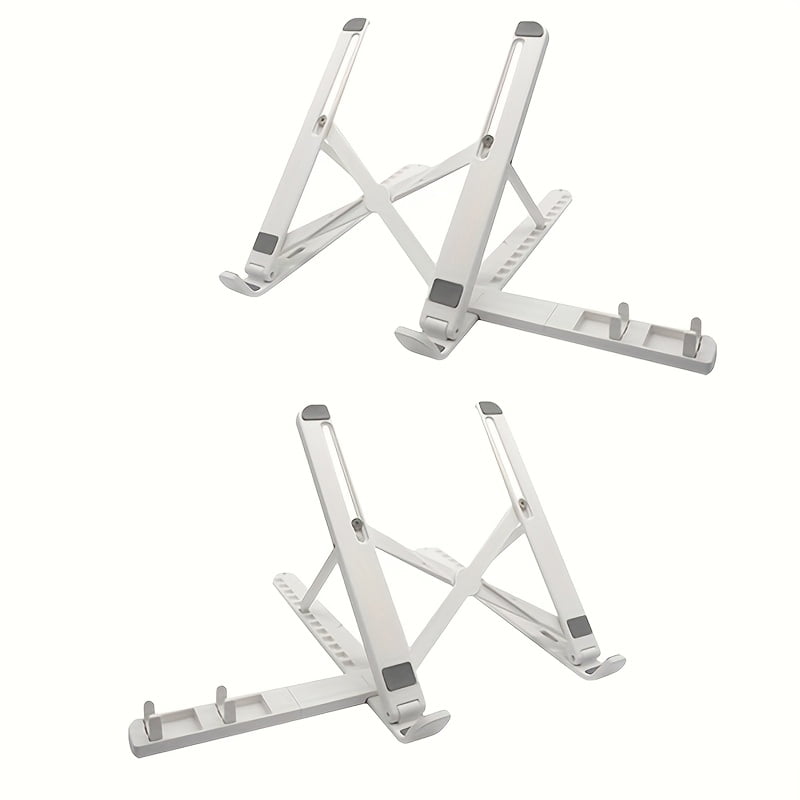 2-in-1 Adjustable Laptop & Tablet Stand | Portable Foldable Dashboard ...
