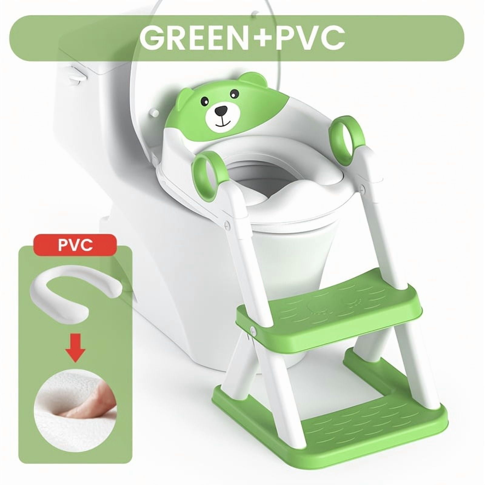 2-in-1 Adjustable Potty Training Toilet with Splash Guard - Non-Slip ...