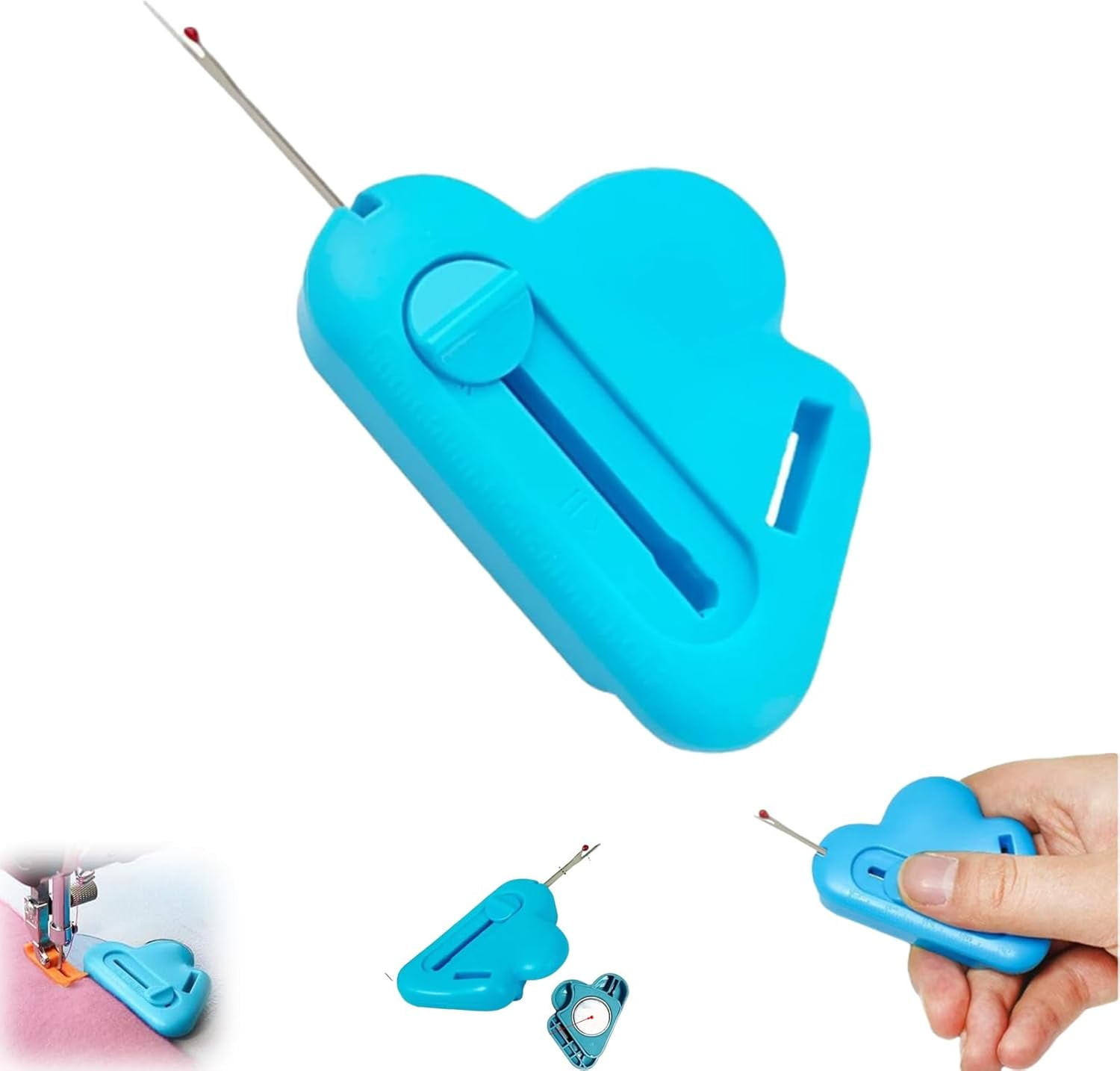 2-in-1 Adjustable Seam Guide with Built-in Seam Ripper, 2 in 1 Needle ...