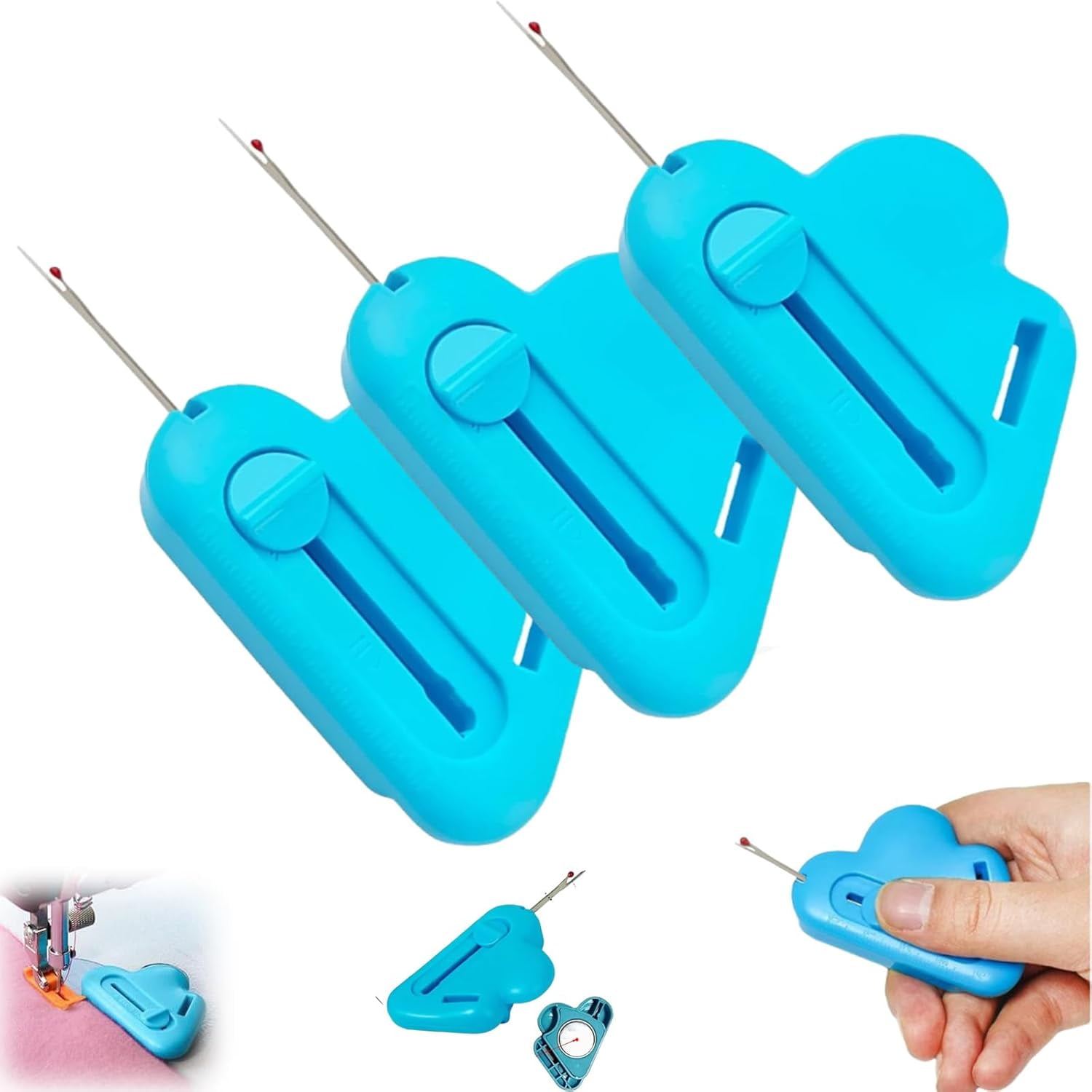 2-in-1 Adjustable Seam Guide with Built-in Seam Ripper, 2 in 1 Needle ...