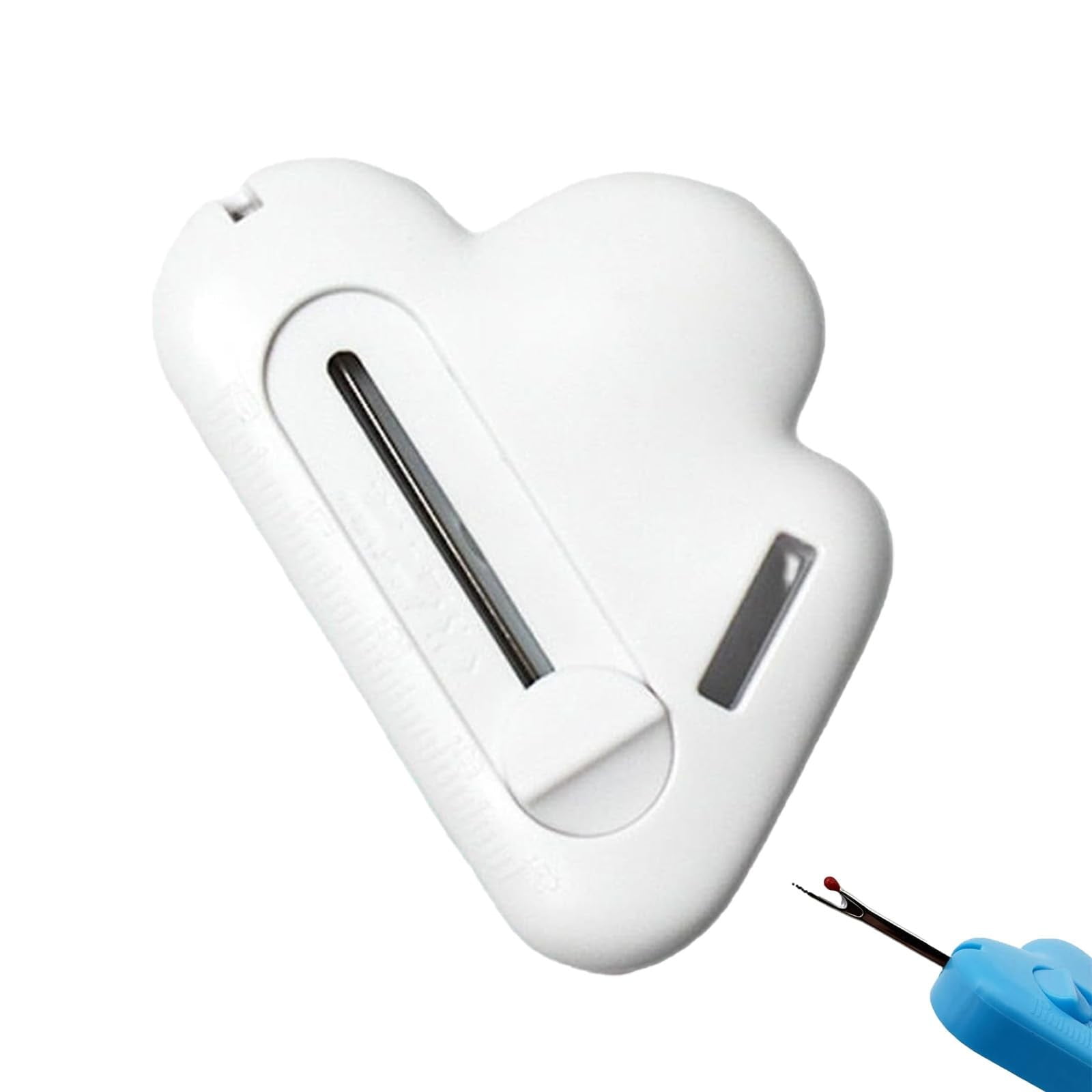 2-in-1 Adjustable Seam Guide with Seam Ripper Needle Threader Seam ...