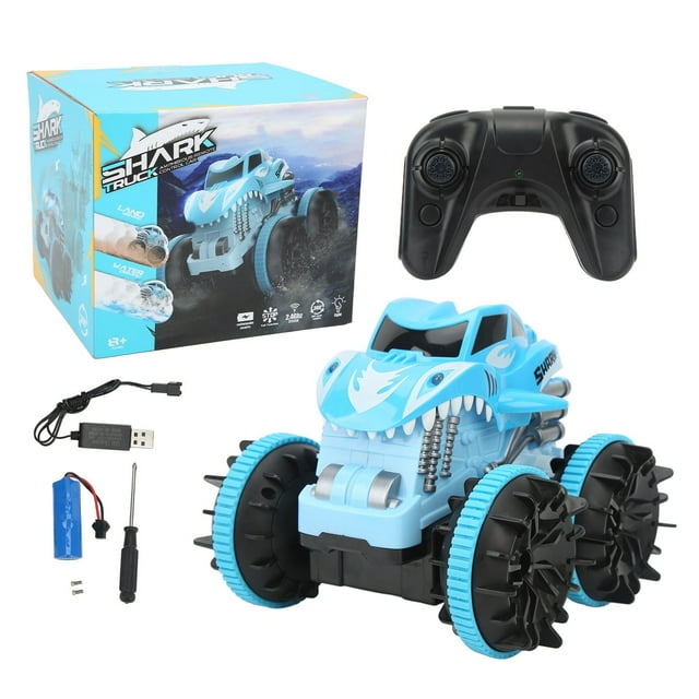 2 in 1 Amphibious Remote Control Car 4 Channel Rechargeable 2.4Ghz RC ...