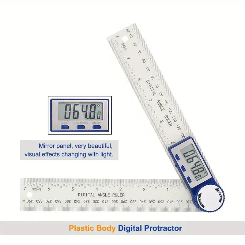 2 in 1 Angle Finder Ruler with 7 Inch/200mm Angle Measuring Tool for ...