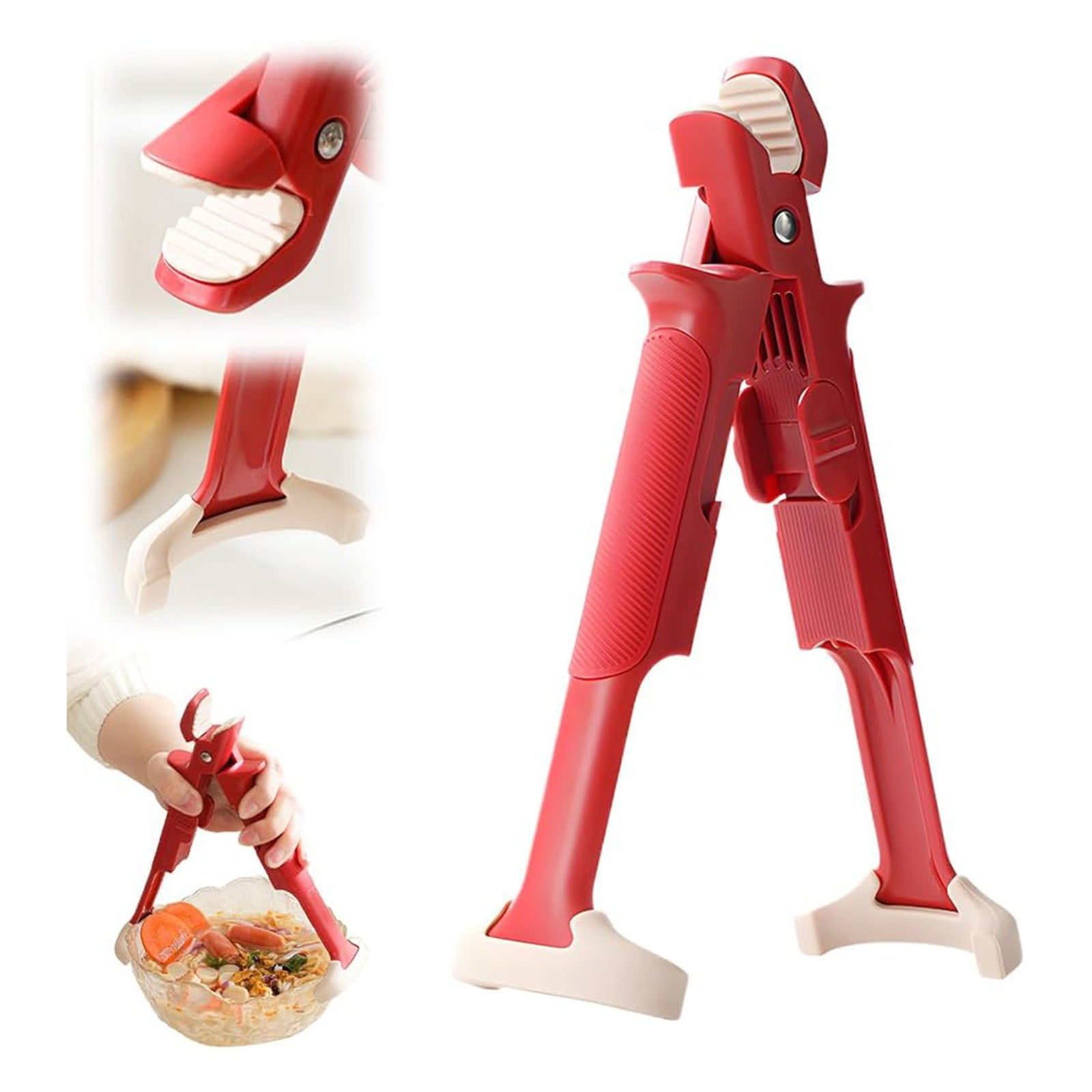 2-in-1 Anti-Scalding Kitchen Gripper - Dual Function Clip & Bowl Lifter ...