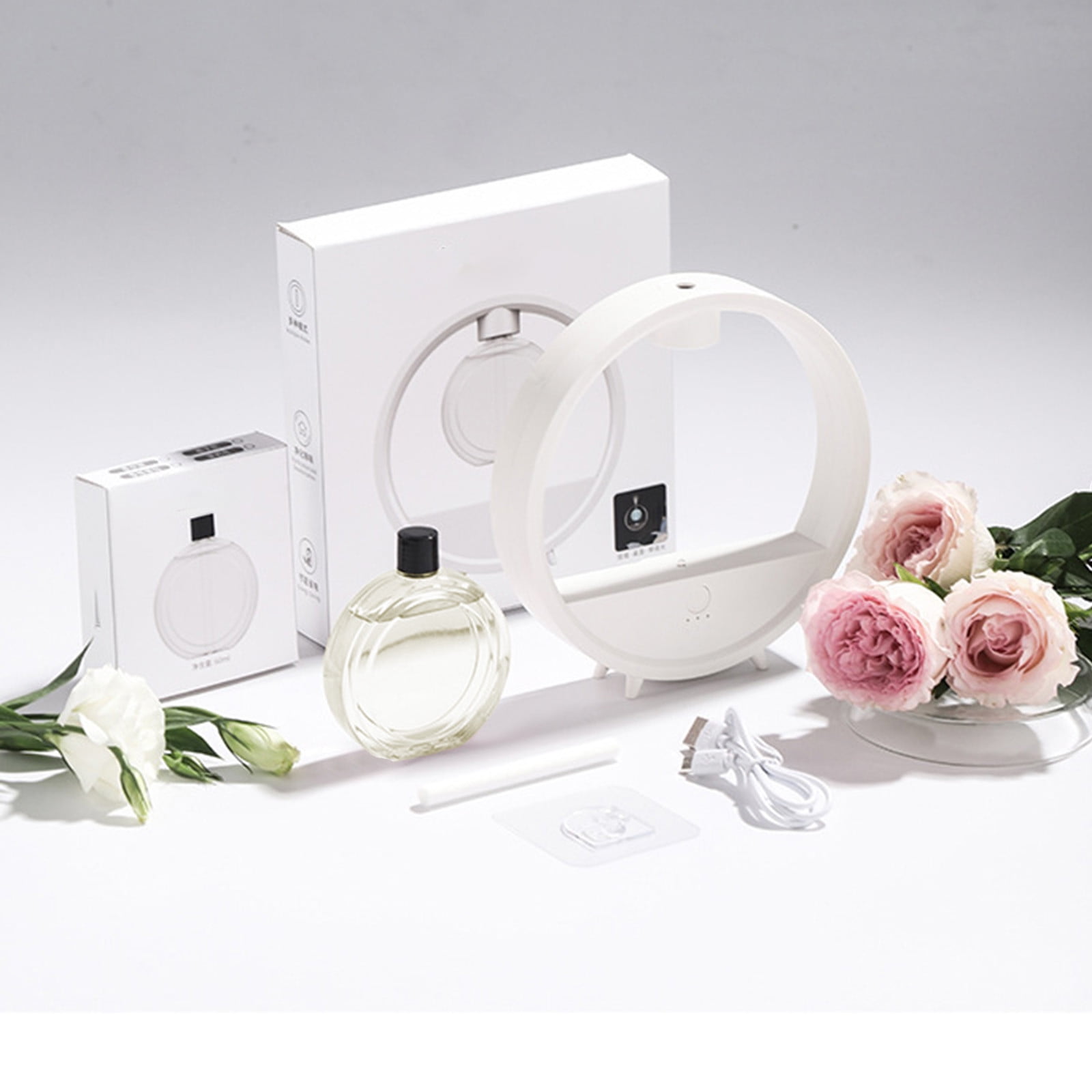 2-in-1 Aromatherapy Diffuser & Night Light with Rechargeable Battery ...