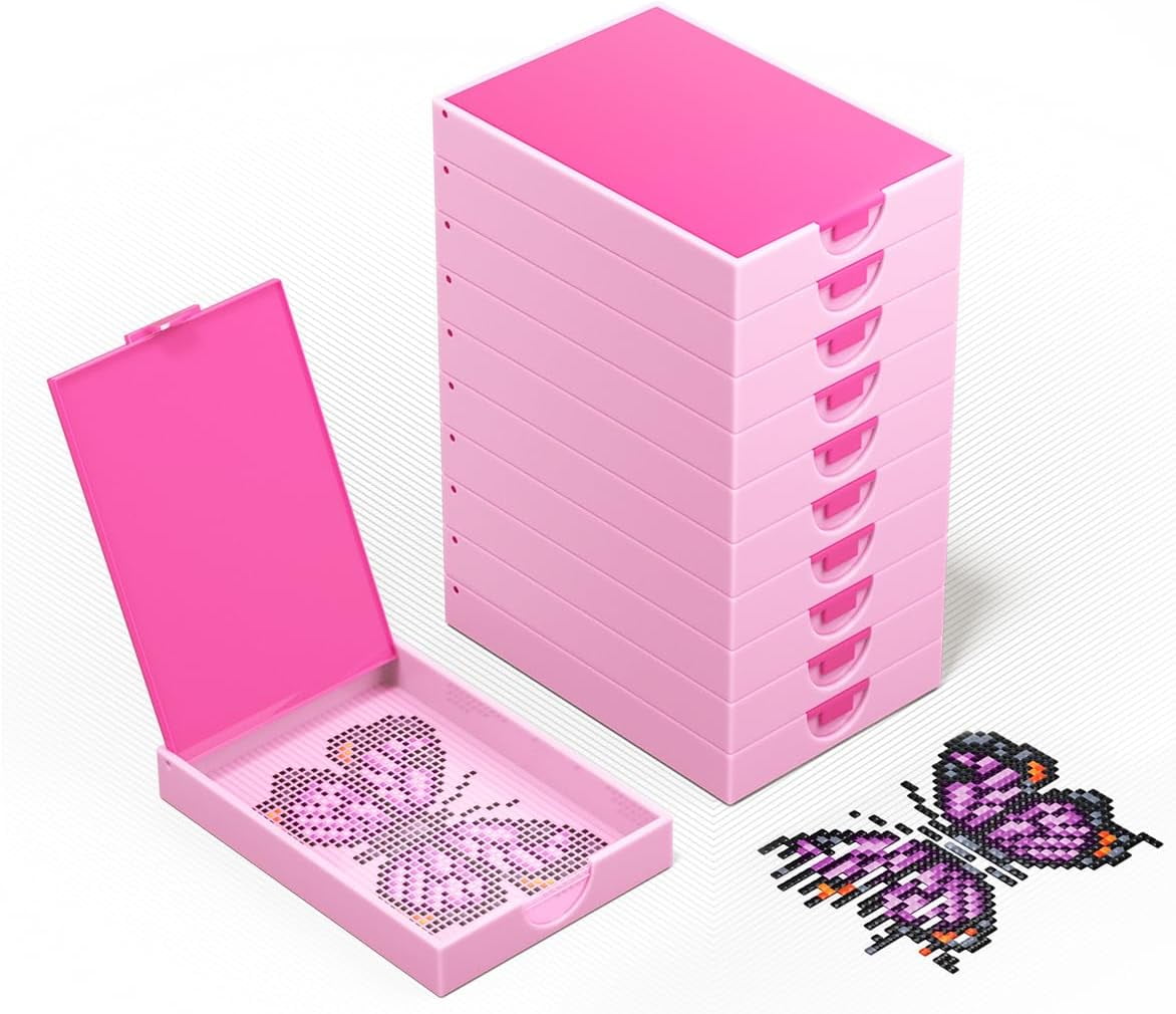 2-in-1 Art Trays With ,Anti-static Art Storage Containers, Art ...