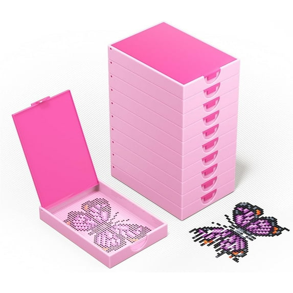 2-in-1 Art Trays With ,Anti-static Art Storage Containers, Art ...