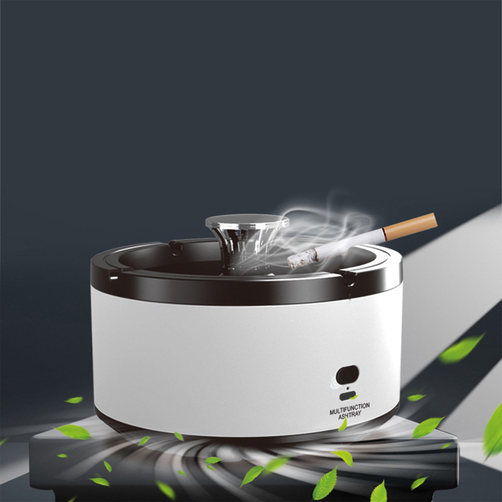 2-in-1 Ashtray Purifier, Portable Smart Ashtray, Odor Removal + Ash ...