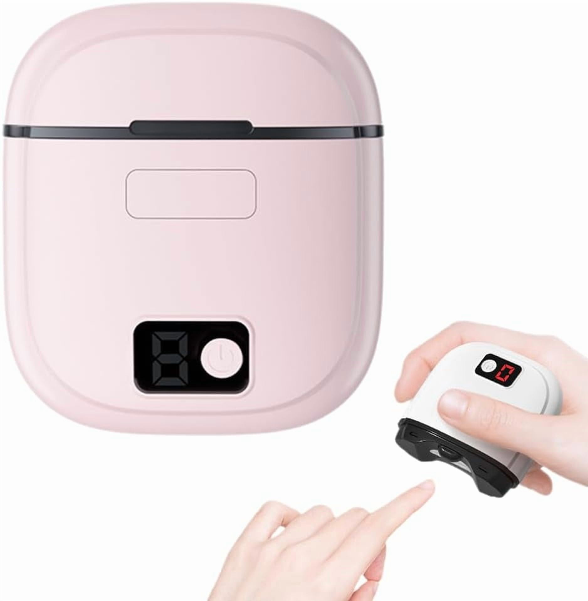2-in-1 Automatic Electric Nail Clipper, USB Rechargeable Nail Trimmer ...
