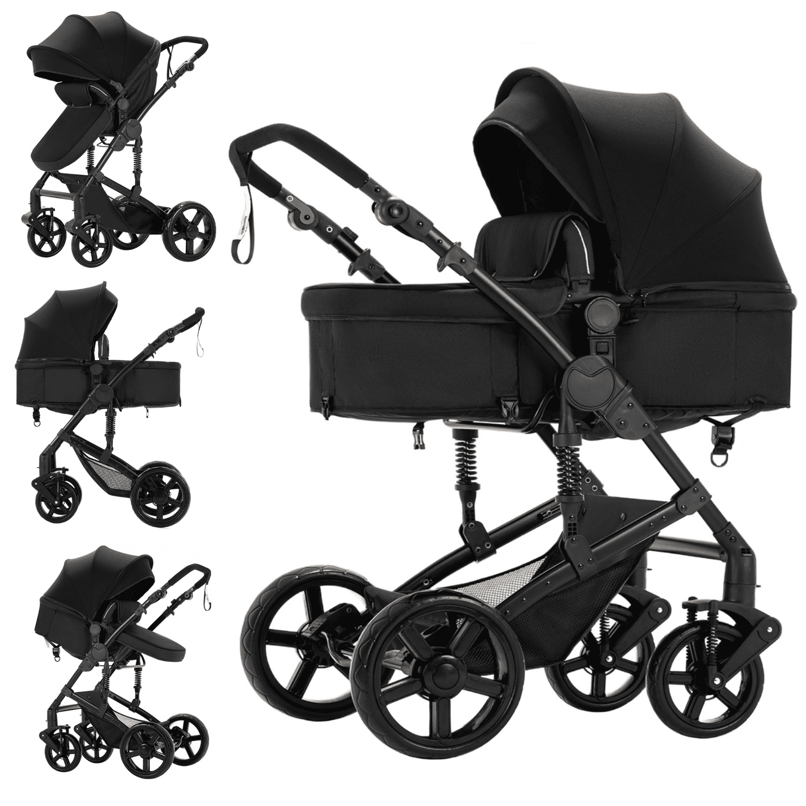 2 in 1 Baby Stroller Lightweight Pushchair Portable Infant Stroller ...
