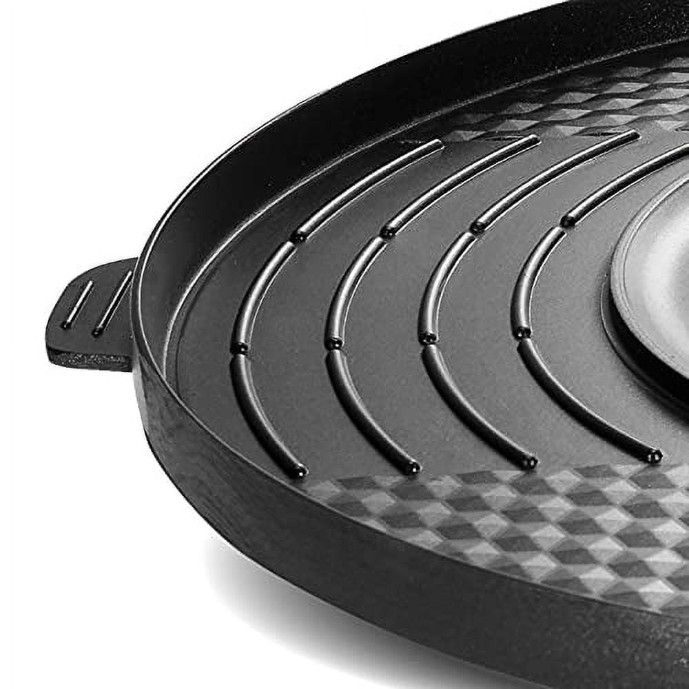 2 in 1 Barbecue Grill Pot Electric Shabu Shabu Smokeless Hot Pot Grill ...