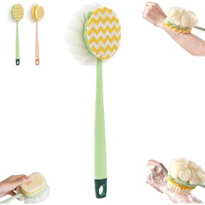 easace Body Brush for Back with Long Handle, Adjustable Foldable Shower ...