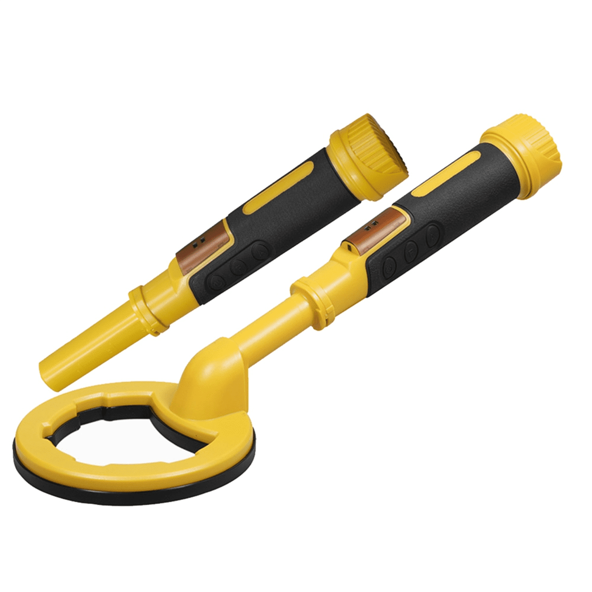2-in-1 Black Pulse Pinpointer Waterproof Handheld Metal Detector ...