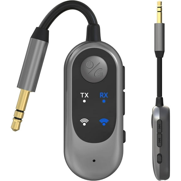 iWorld Bluetooth Audio Car Kit, Stream Music and Calls Hands Free ...
