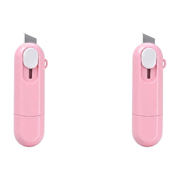 2-in-1 Box Cutter and Thermal Paper Eraser Pen, Privacy Label Ink ...