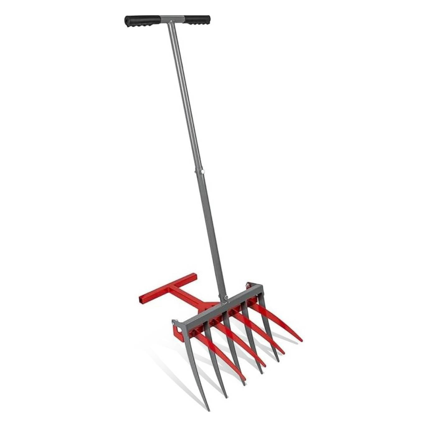 2-in-1 Broad Fork Tool for Gardening, Manual Hand Cultivator Tiller ...
