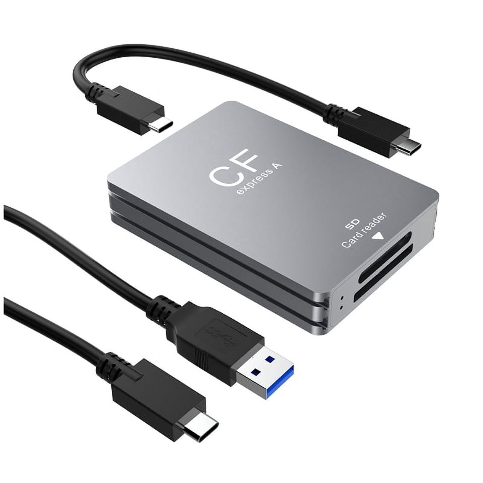 2 in 1 CFexpress Type A SD Card Reader USB 3.2 10Gbps Memory Card ...