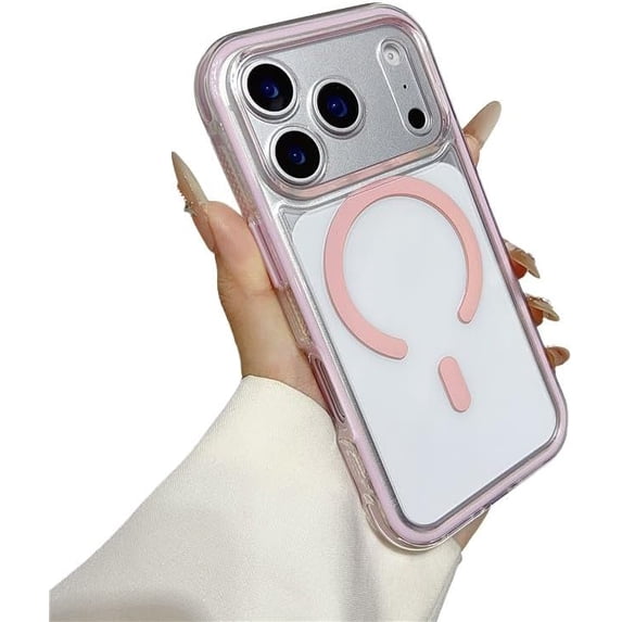 2 in 1 Camera Protection Clear Magnetic Phone Case for iPhone ...