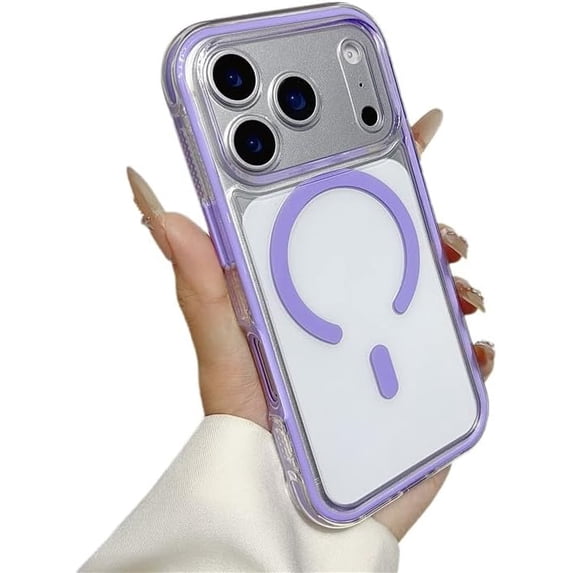 2 in 1 Camera Protection Clear Magnetic Phone Case for iPhone ...