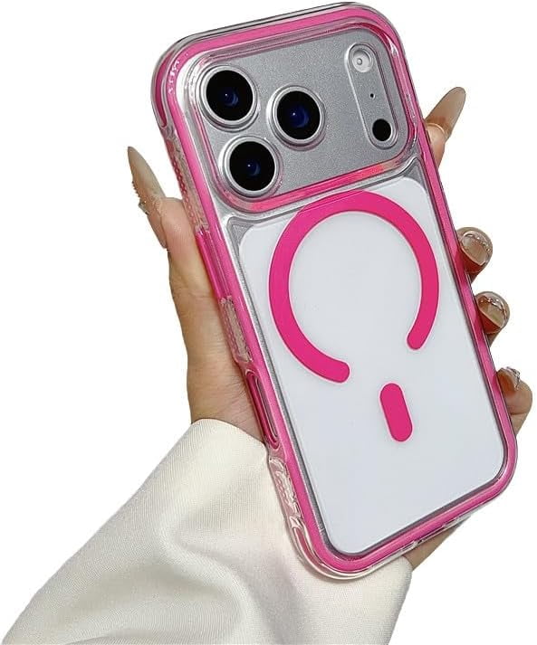 2 in 1 Camera Protection Clear Magnetic Phone Case for iPhone ...