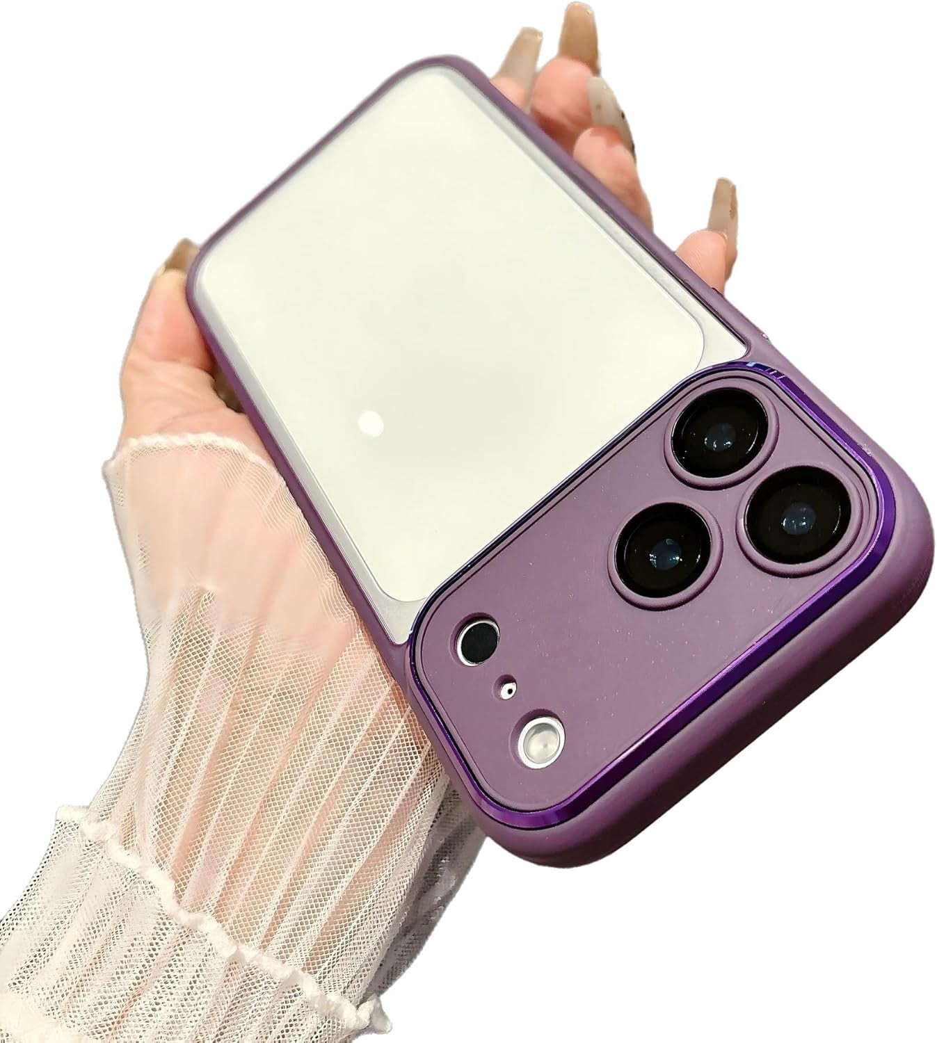 2 in 1 Camera Protection Shockproof Compatible with iPhone Case (iPhone ...