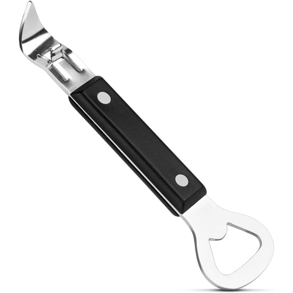 2-in-1 Can Punch Opener & Bottle Opener, Stainless Steel, Non-Slip ...