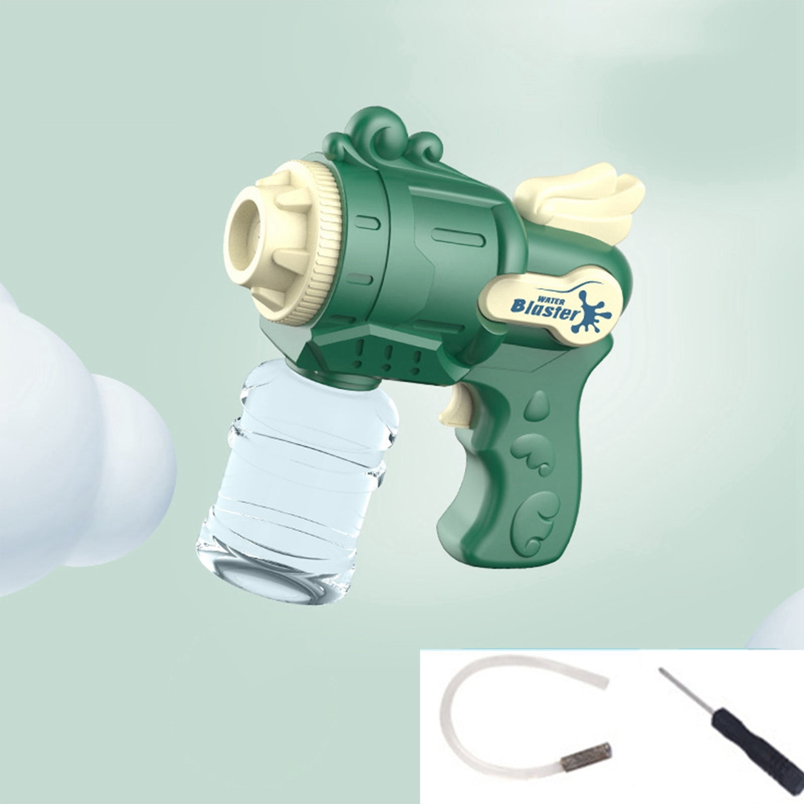 2-in-1 Can-Style Water Blaster with 300 ml Tank,Press-Trigger Sprayer ...