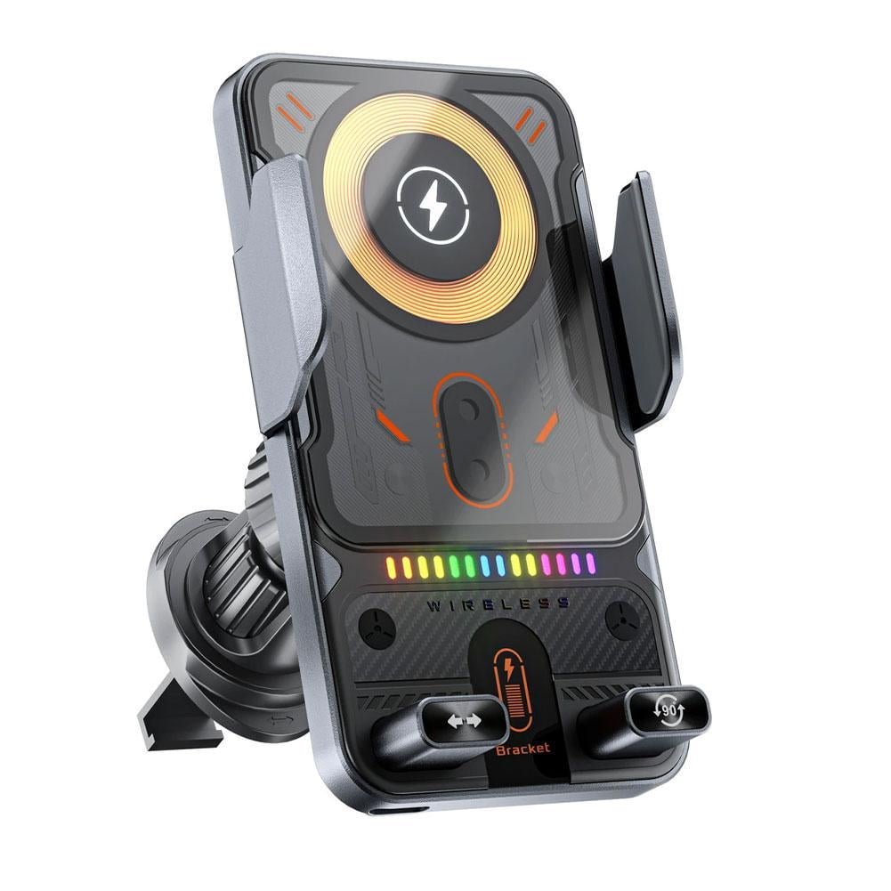 2-in-1 Car 360Rotating Mobile Phone Holder & Wireless Charger,2026 New ...