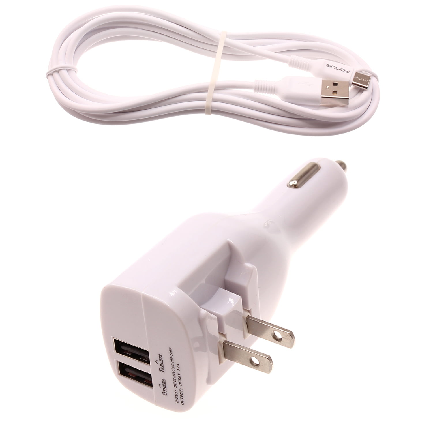 2-in-1 Car Home Charger for Amazon Fire HD 10 Kids (13th Gen 2023 ...