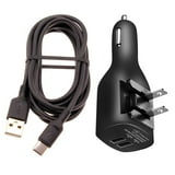 2-in-1 Car Home Charger For Verve Connect, ZMax 11 - 6ft Long USB-C ...