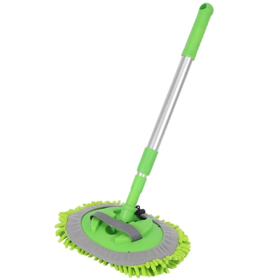 2 in 1 Car Wash Mop Mitt with Long Handle, Chenille Microfiber Car Wash ...