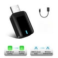 2 in 1 CarPlay Wireless Adapter Android Auto To USB car play Wireless ...