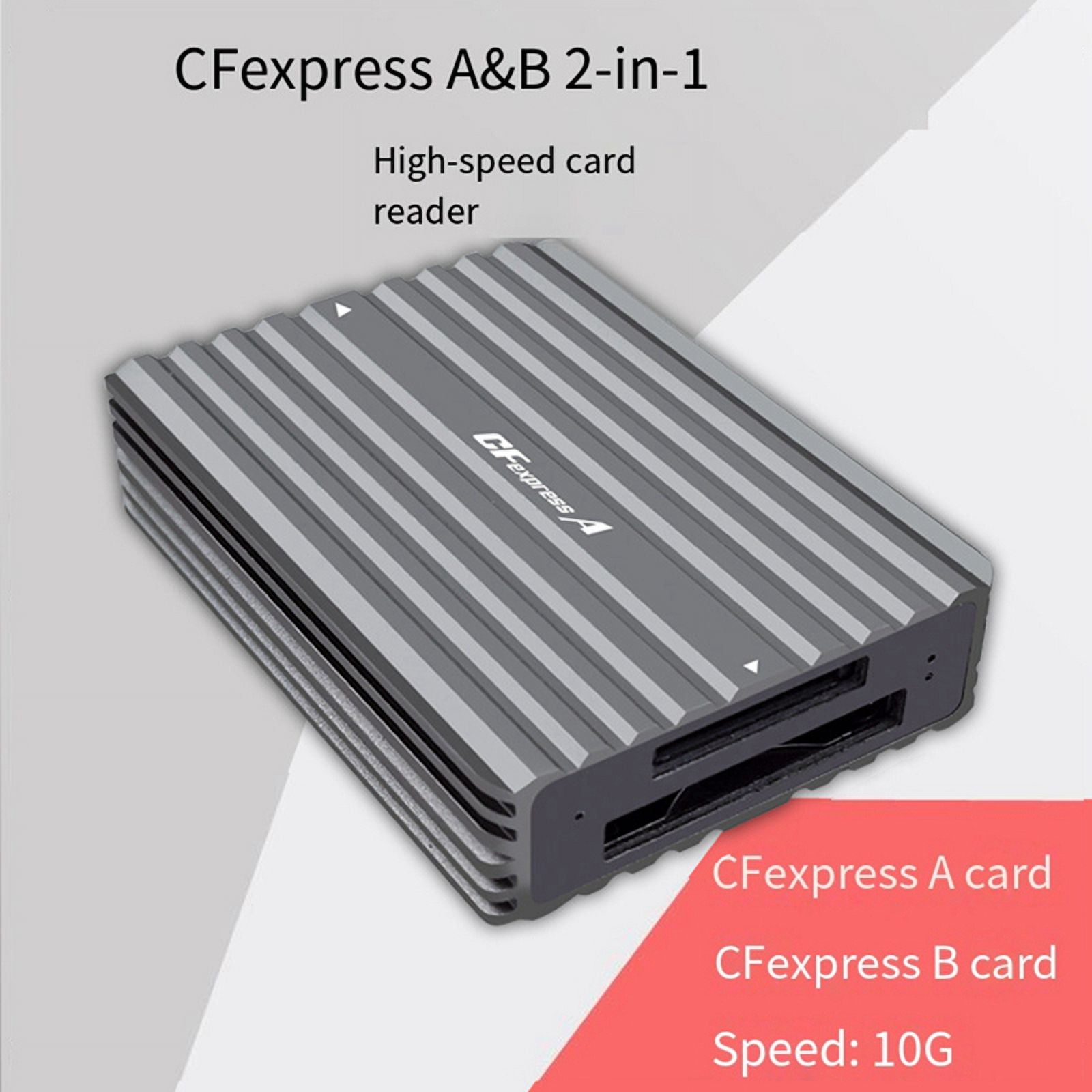 2 in 1 Cfexpress A&B Double-Sided Card Reader Cfexpress Card Adapter ...