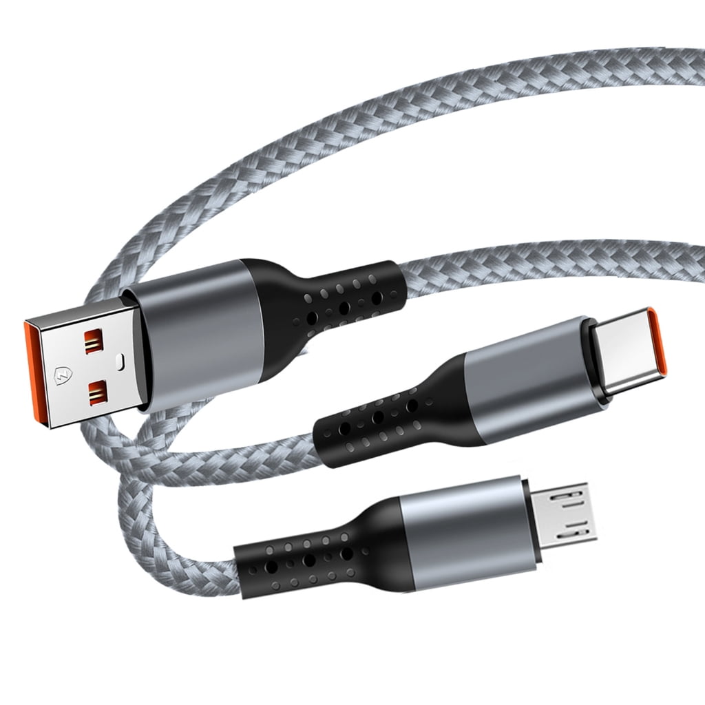 2 in 1 Charging Data Wire for Phone Tablet Multi Charging Cable Data ...
