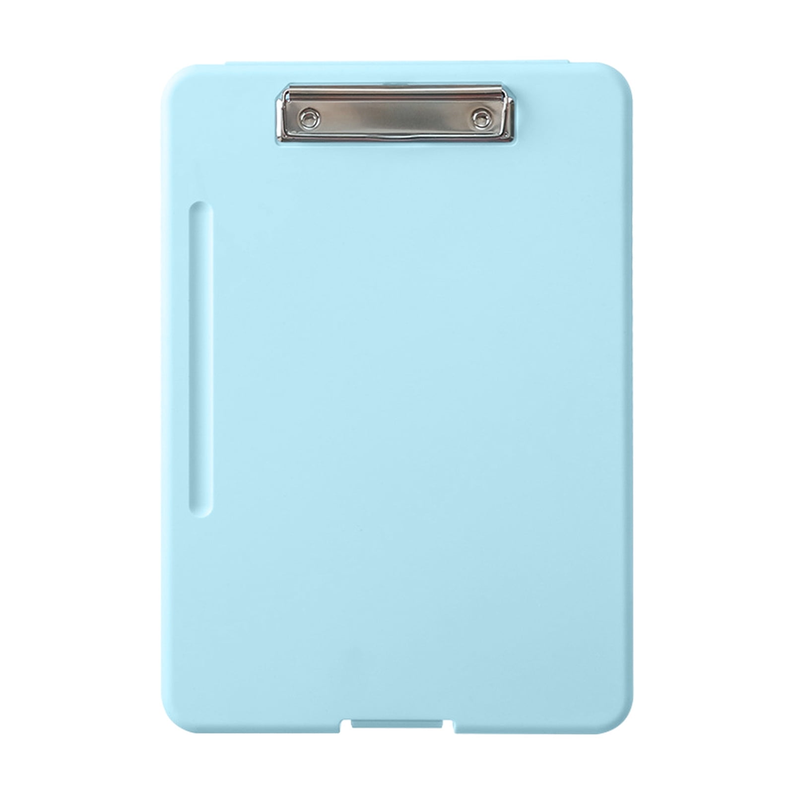 2-in-1 Clipboard with Storage A4 Size Document Holder Writing Board ...