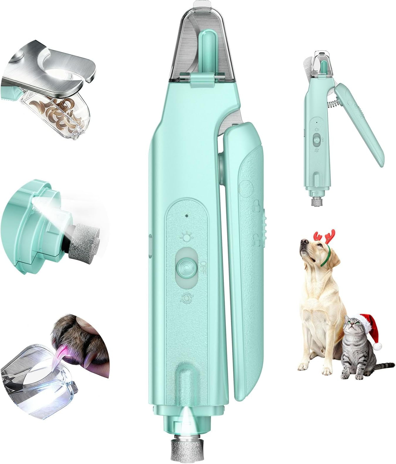 2-in-1 Clippers & Clippers Trimmers for Large Medium Small Dogs Cats ...