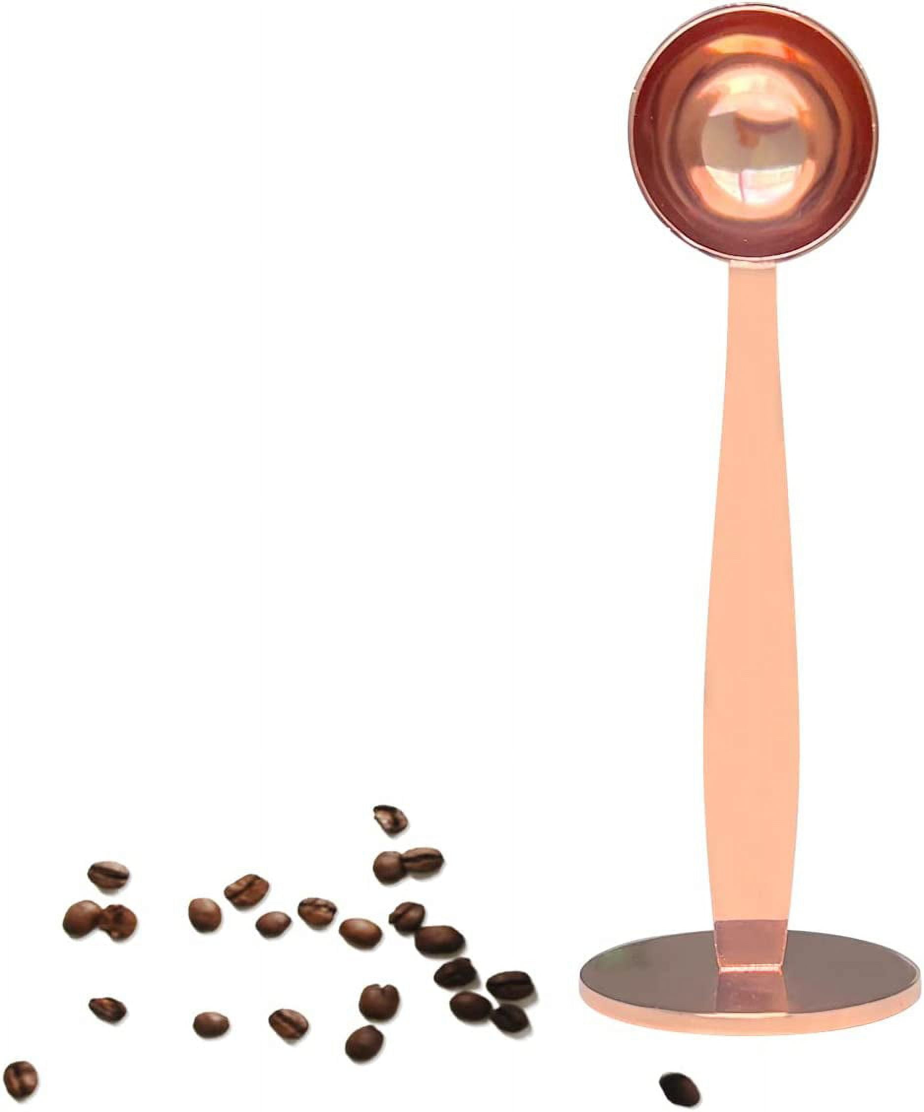 2-in-1 Coffee Scoops, 304 Stainless Steel Tablespoon Measure Spoon ...