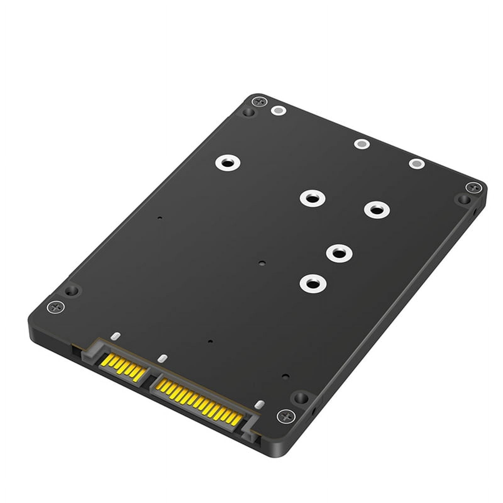 2 in 1 Combine M.2 NGFF Key B & MSATA SSD to 2.5 SATA3 Adapter with ...