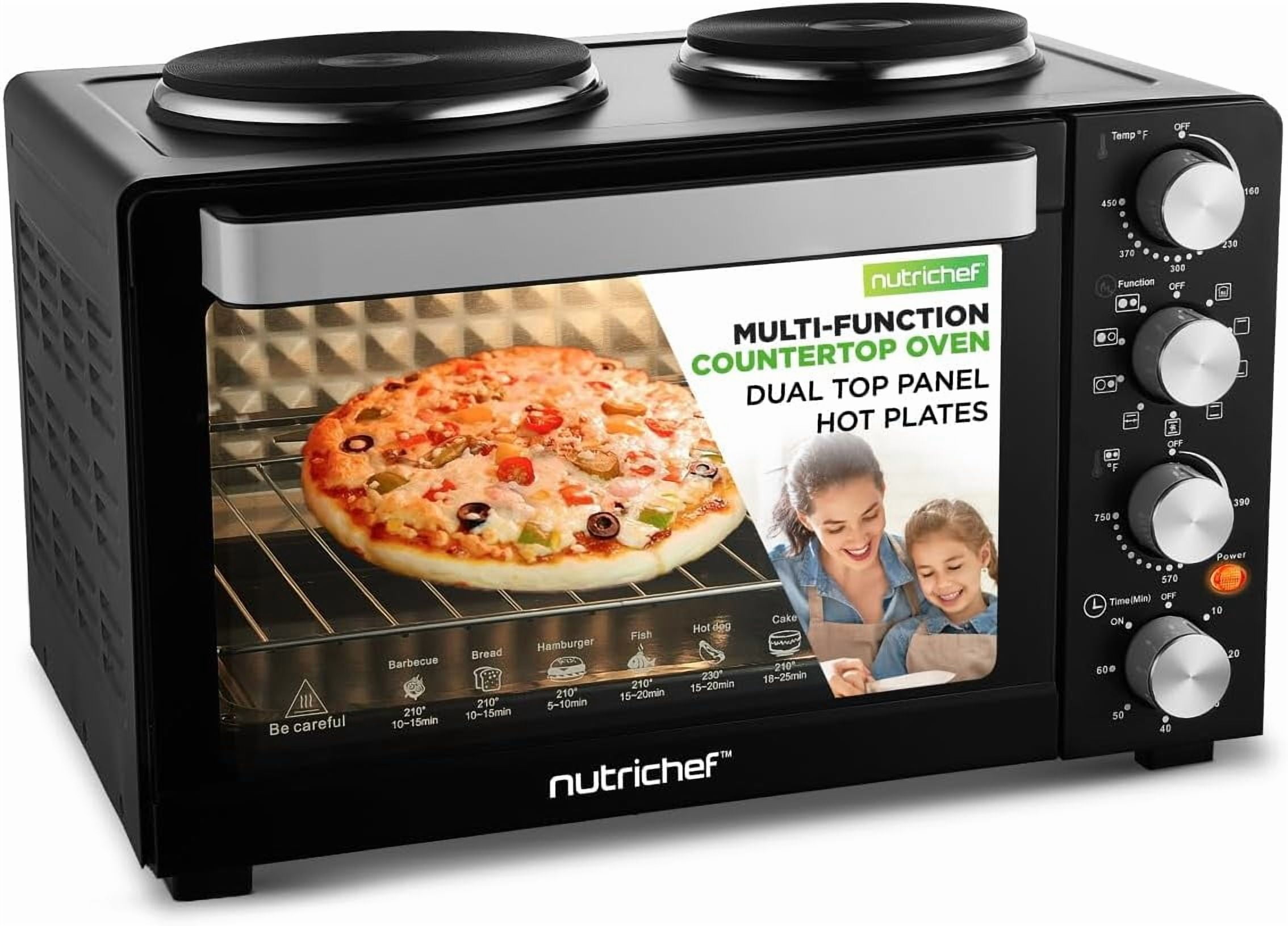 2-in-1 Convection Oven & Cooker - 30 Quart, 1500W Multi-Function ...