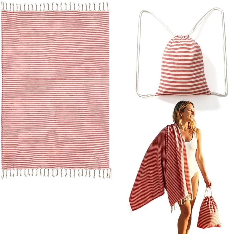2-in-1 Convertible Towel and Backpack, Quick Dry Sand Resistant Bag ...