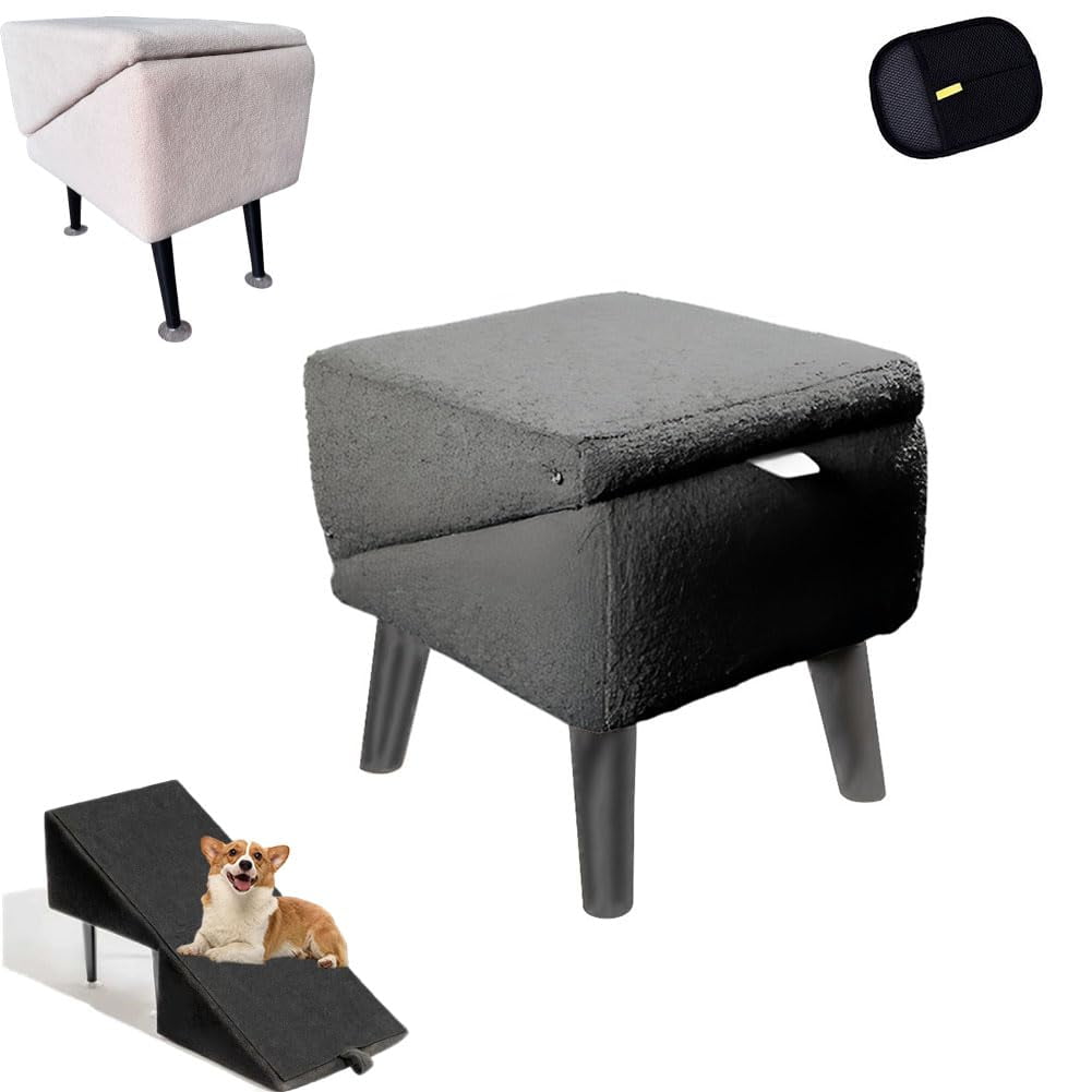 2-in-1 Convertible Wooden Home Step Stool Dog Ramp Stairs, 2025 ...