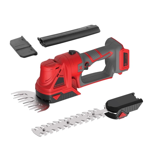 2-in-1 Cordless Mini Hedge Trimmer Electric Dual-Function Gardening ...