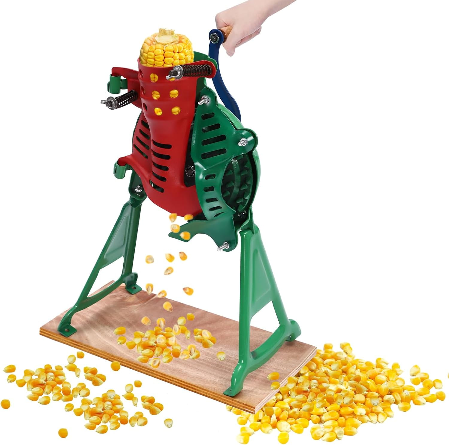 2-in-1 Corn Sheller Heavy Duty Shelling Machine,Corn Thresher & Peeling ...