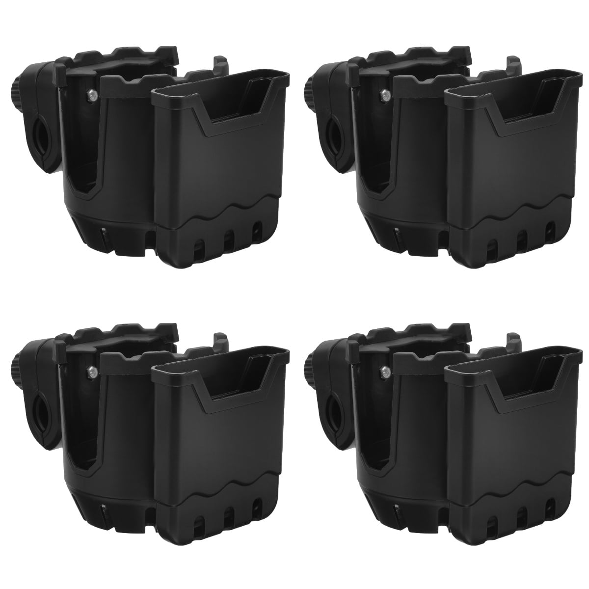 2-in-1 Cup Phone Holder, 4pcs Universal Cup Holder for Bike, Wheelchair ...