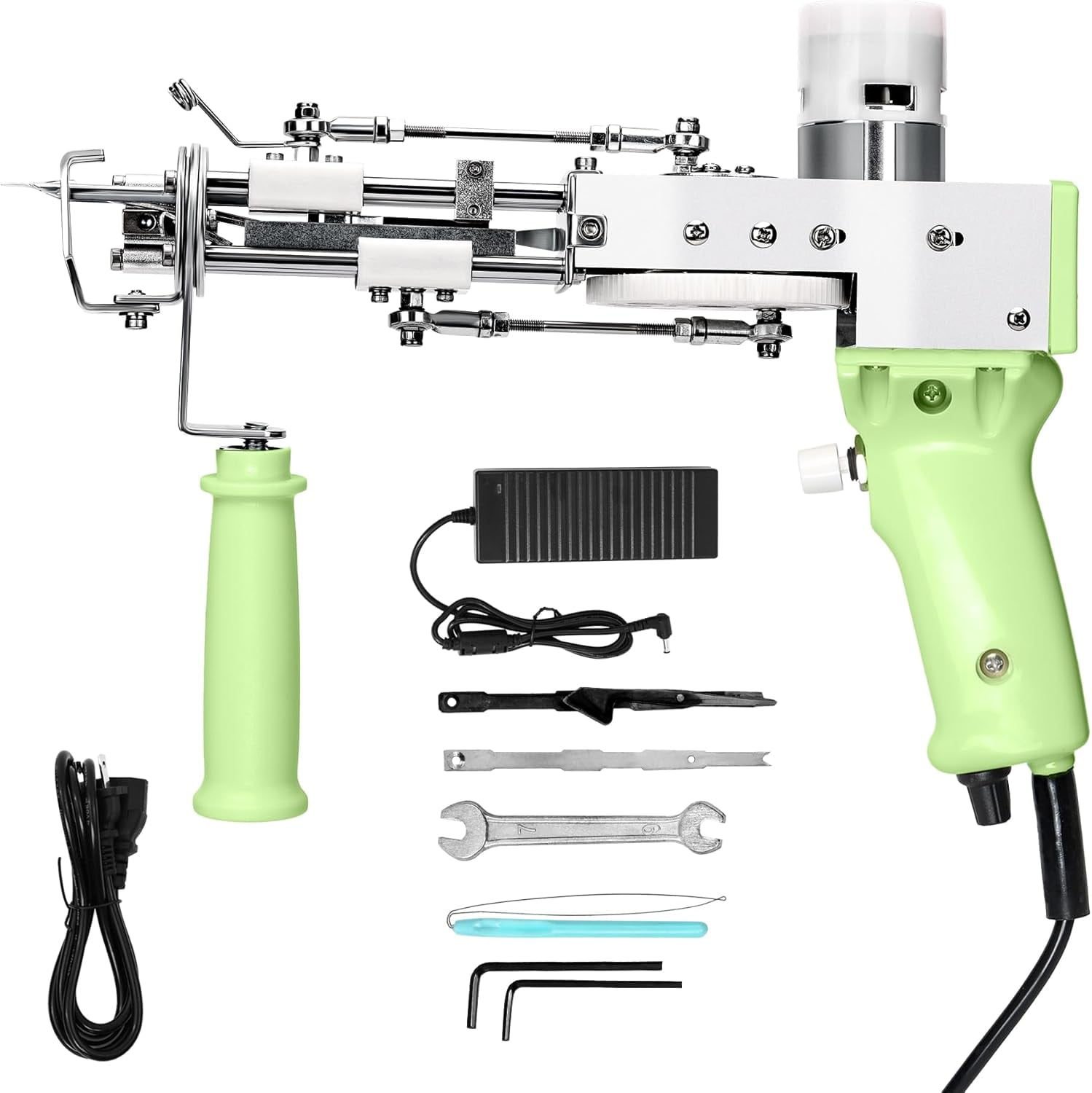 2 in 1 Cut Pile/Loop Pile Tufting Gun Kit, Beginner's Carpet Maker ...
