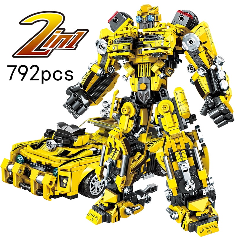 2 in 1 Deformation Hornet Robot Building Blocks Sets Bricks Mecha ...