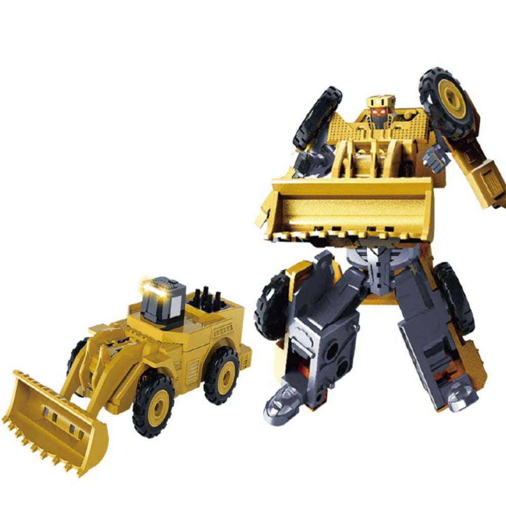 2 in 1 Deformation Robot Train Bulldozer Excavator Transformation Robot ...