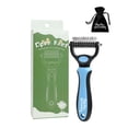 2-in-1 Deshedding Dog Brush, Double-Sided Dematting Comb and Undercoat ...