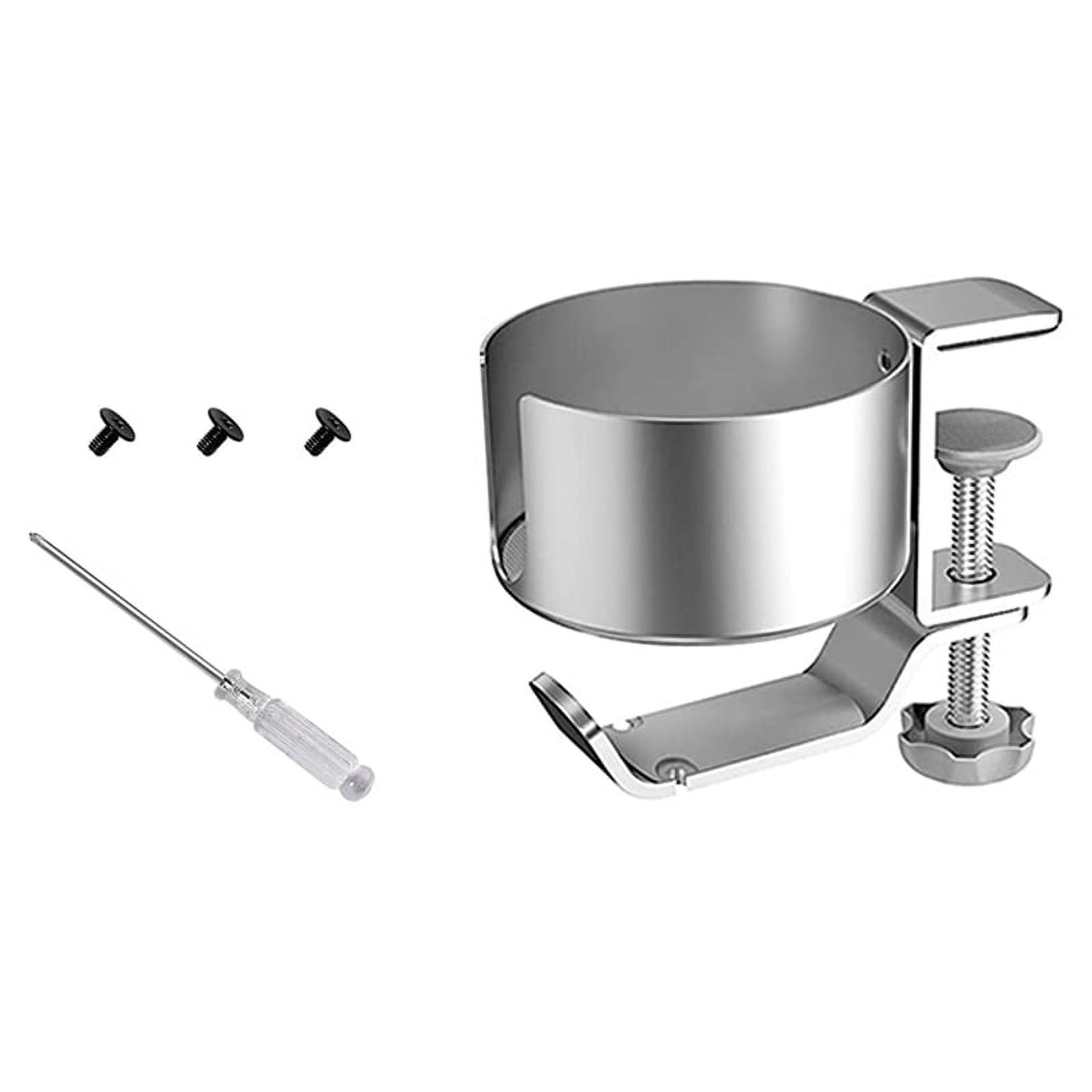 2 in 1 Desk Cup Holder with Headphone Hanger Spill Cup Holder for ...