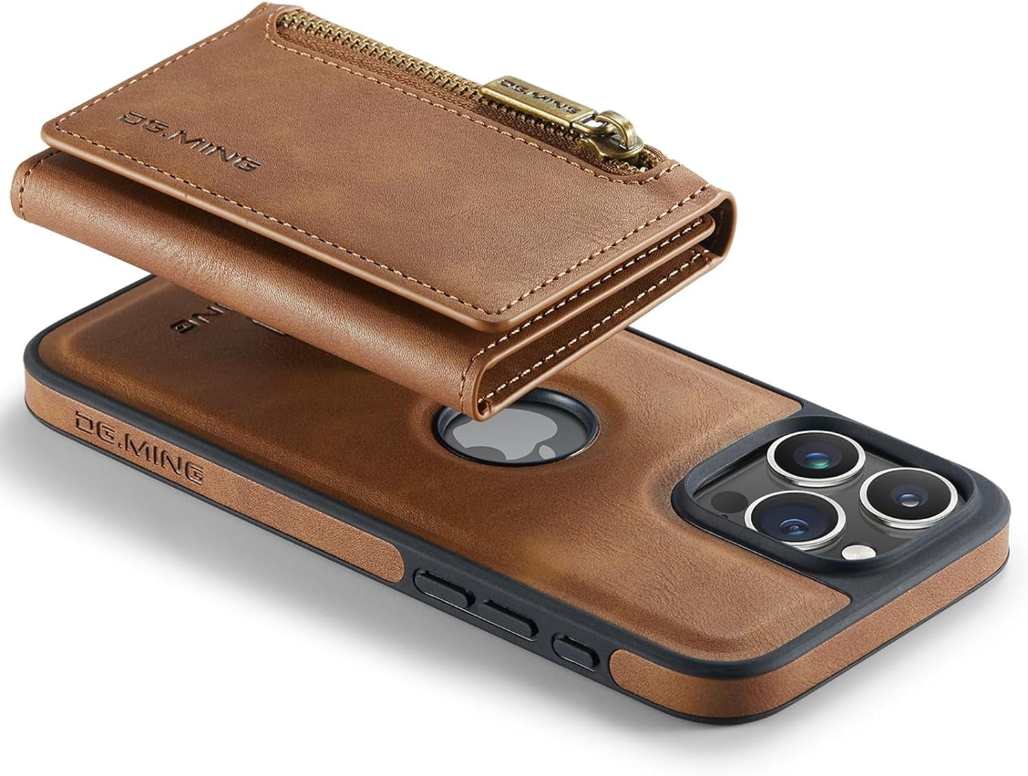 2 in 1 Detachable Compatible with iPhone 15 Pro Max Case Wallet with ...